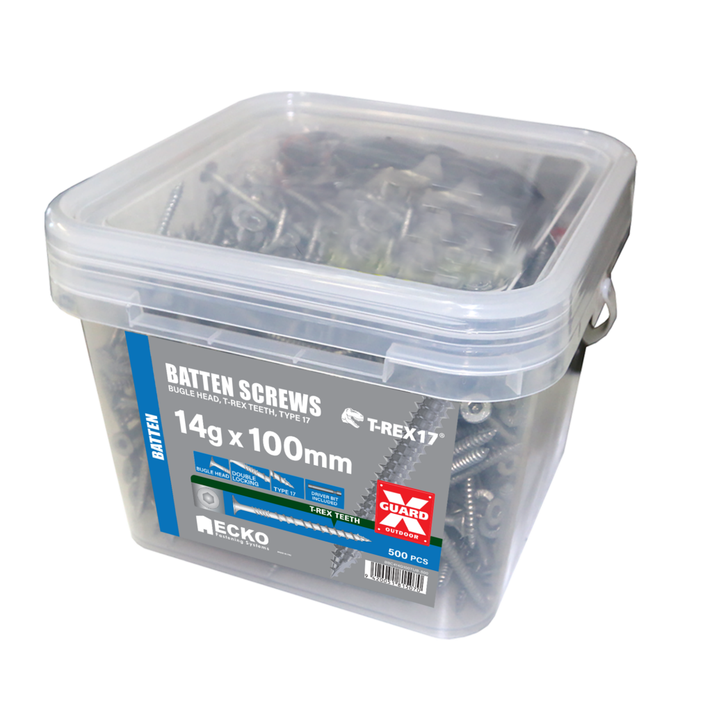 T-REX17® Batten Screw Tub - OutDoor XGuard - ECKO Fastening Systems