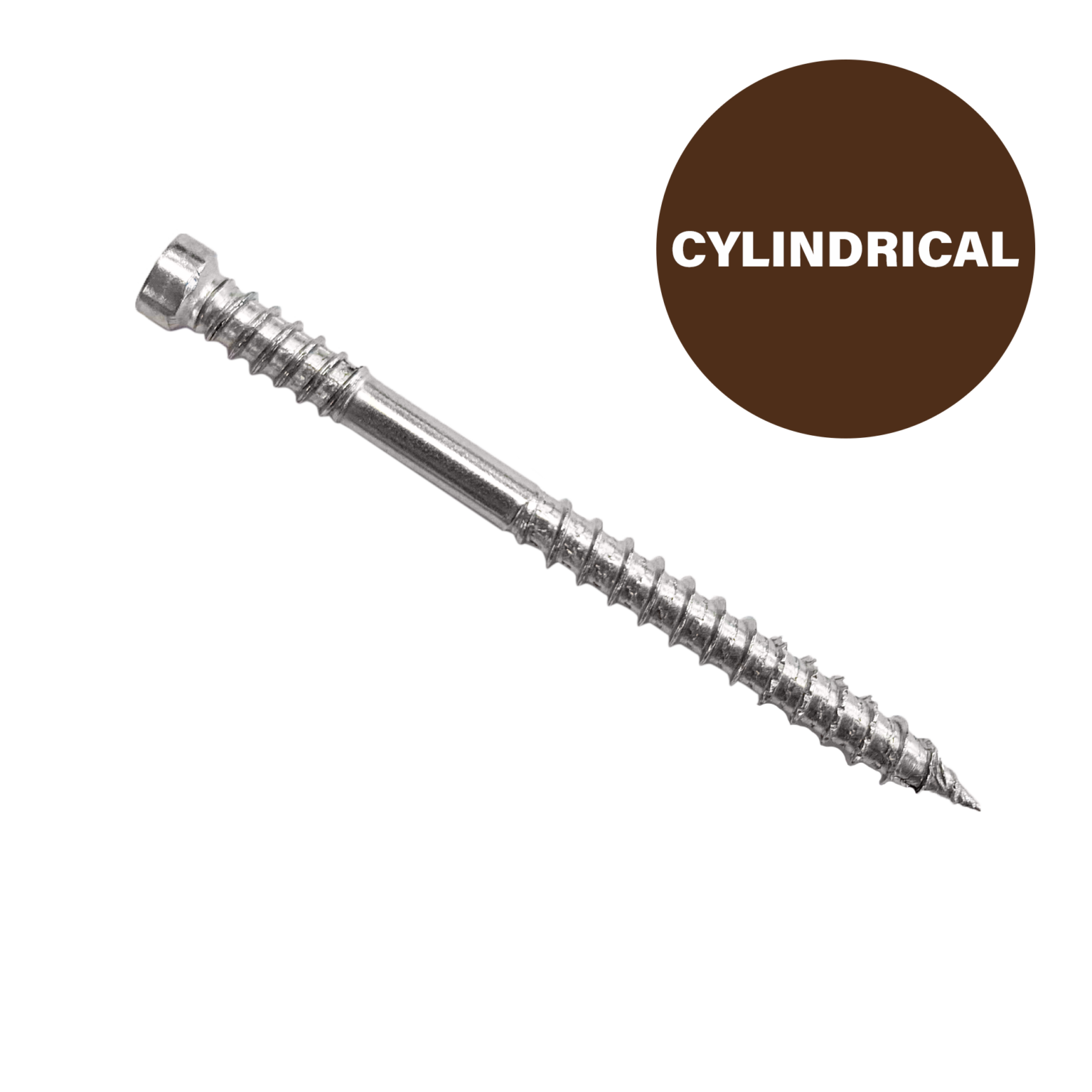 T-REX17® Decking Screw Cylindrical Head - 316 S/Steel - ECKO Fastening ...