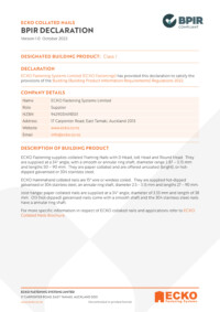 BPIR - ECKO Fastening Systems